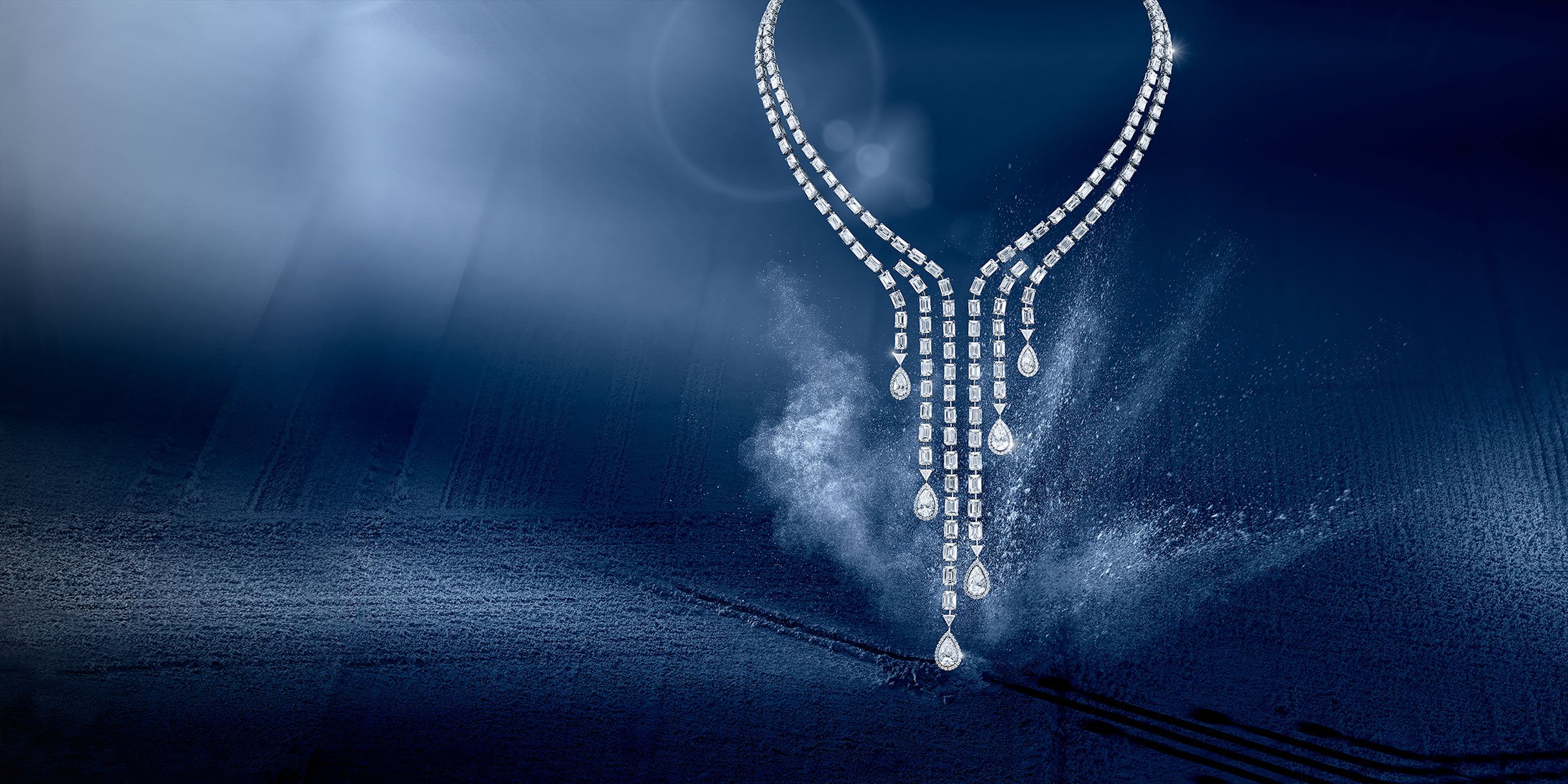 Collier avec diamants Haute Joaillerie : collier de luxe | Messika