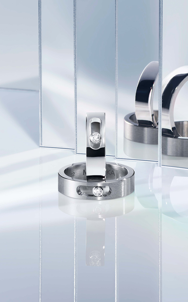 Titanium Wedding Ring for Men - Messika Men's Diamond Jewelry