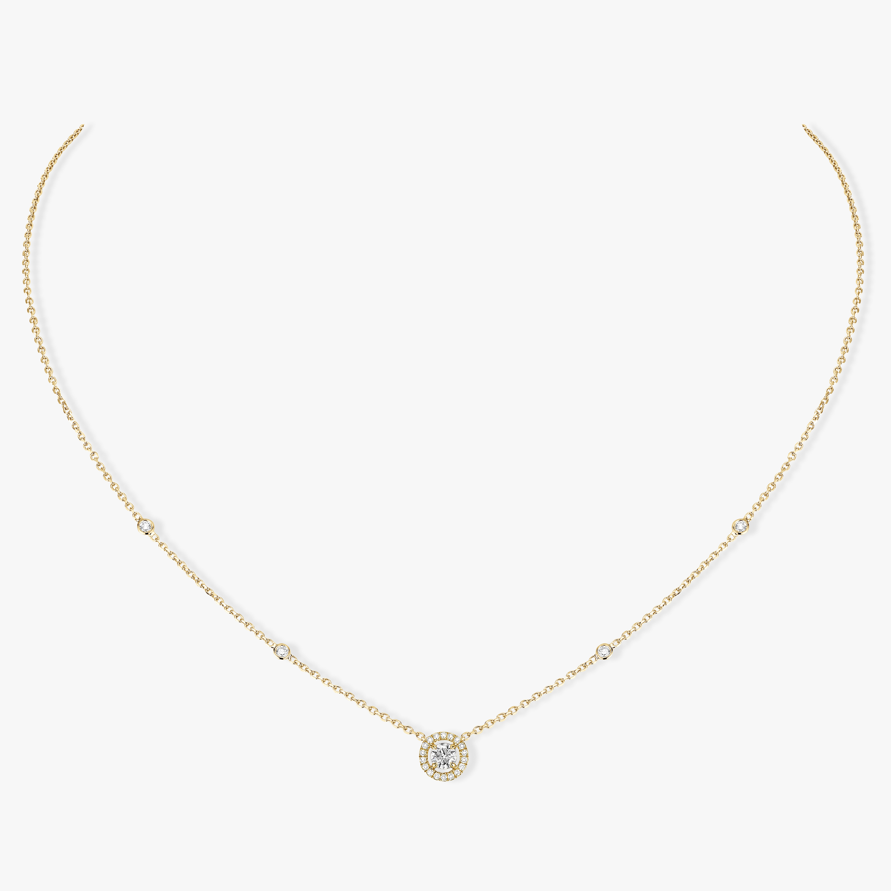 Collier Solitaire Diamant en Or Jaune Joy | Messika 04281-YG