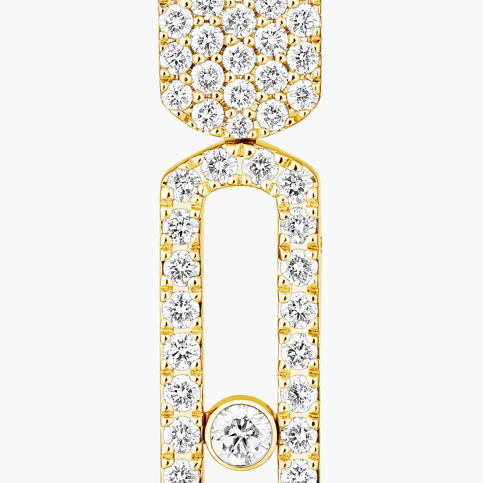 Imperial Move SM Diamond Earrings in Yellow Gold | Messika 13930-YG