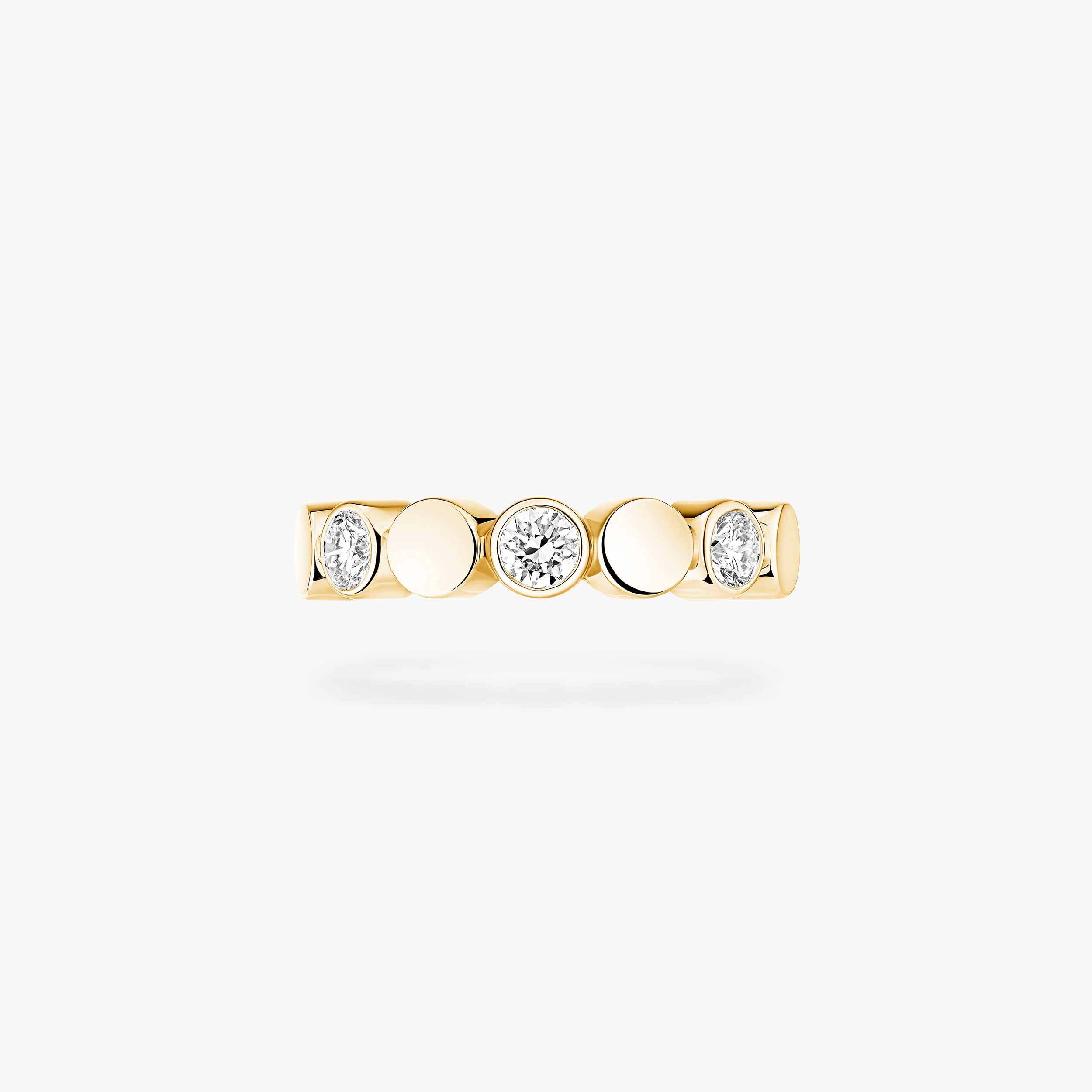 D-Vibes Diamond Mono Clip Earring in Yellow Gold | Messika 13151-YG