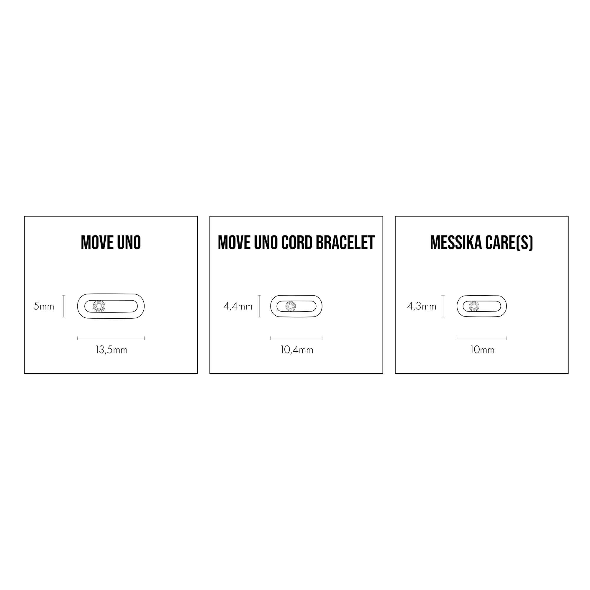 Bracelet Diamant Cordon Rouge en Or Jaune Move Uno | Messika 13211-YG