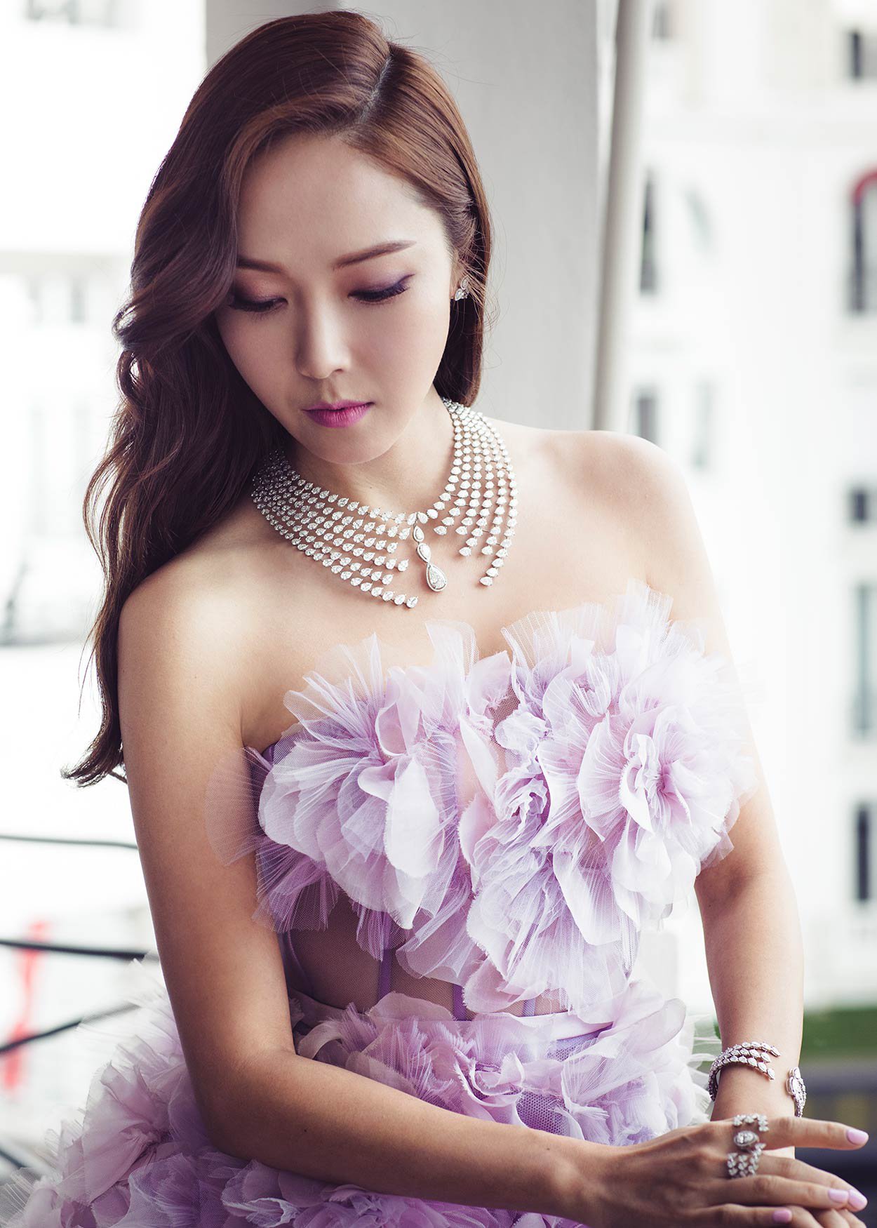 Jessica Jung shone in Messika diamond jewellery