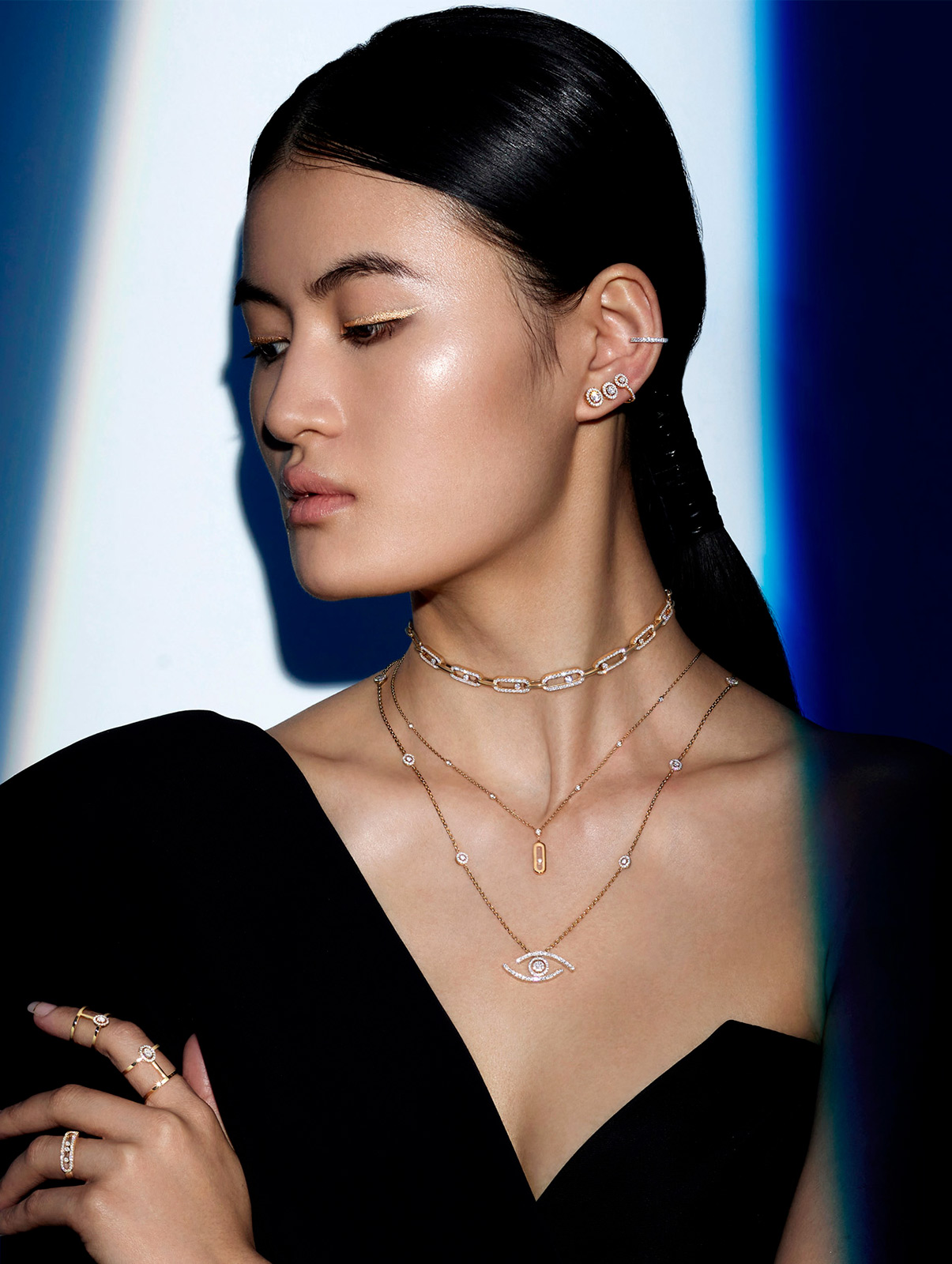 Diamond Necklace Looks – Messika Diamond Jewelry